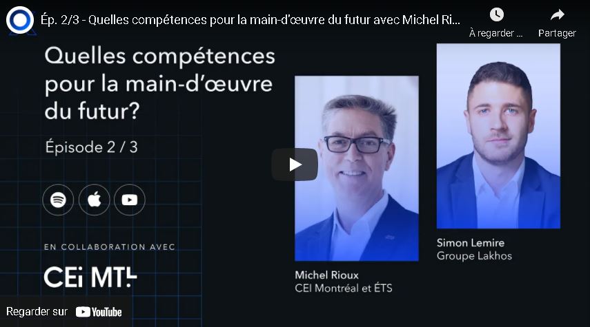 Les compétences de la main-d’œuvre du futur par Michel Rioux - REAI